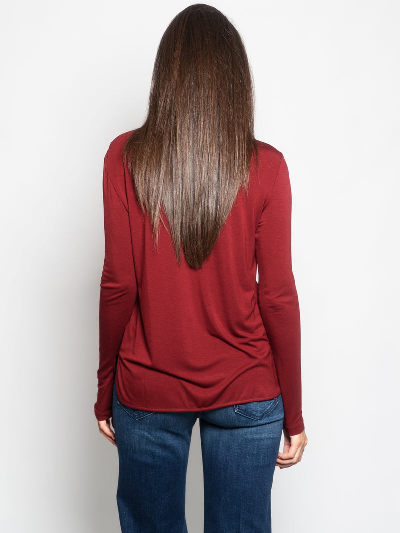 MAX MARA LEISURE - T-shirt Doppio Tessuto Scrigno Mattone – TRYME Shop