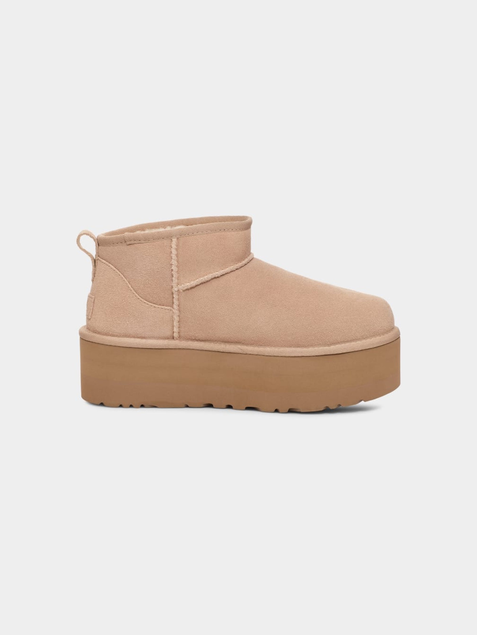 UGG - Sand Ultra Mini Platform Ankle Boots – TRYME Shop