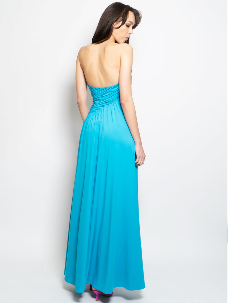 ANIYE BY - Abito Lungo Arricciato Amy Oceano – TRYME Shop